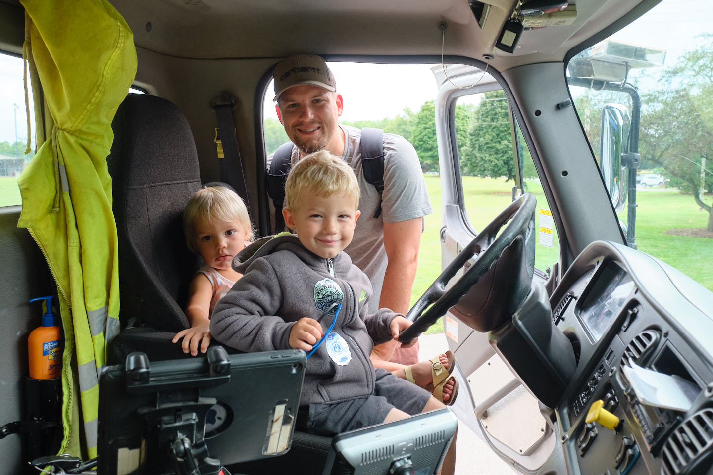 Photos: Big rigs, free rides and little mayors roll into Goshen’s Touch ...