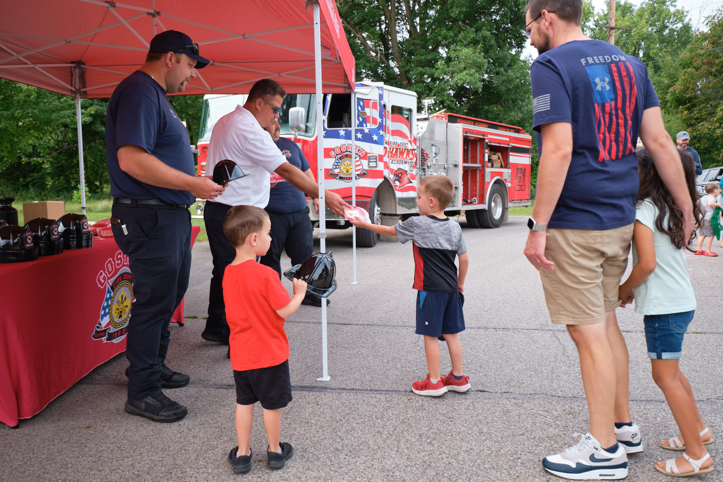 Photos: Big rigs, free rides and little mayors roll into Goshen’s Touch ...